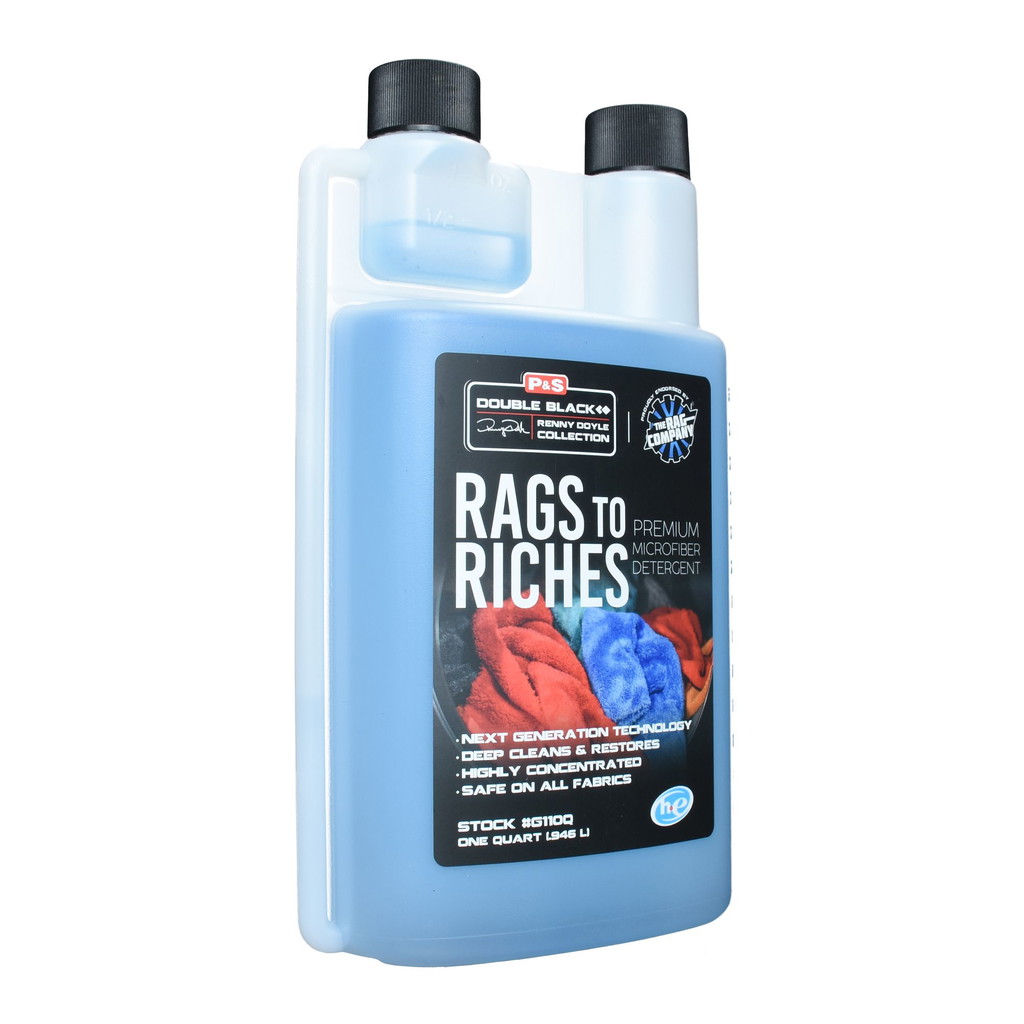 P&S Microfiber Wash Rags to Riches The Rag Company